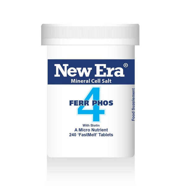 New Era No. 4 Ferr Phos (Iron Phosphate) 240 Tablets – Homeopathy Express